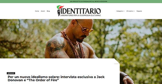 Jack Donovan | Substack