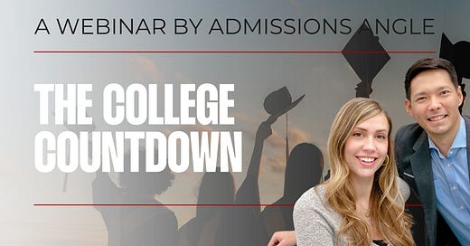 Admissions Angle | Noelle Compton | Substack