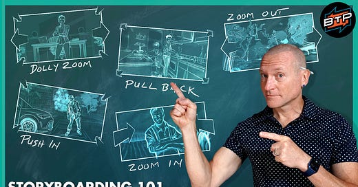 HOW to Properly STORYBOARD CAMERA MOVEMENT