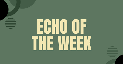 The Echo Journal | Aram K. | Substack