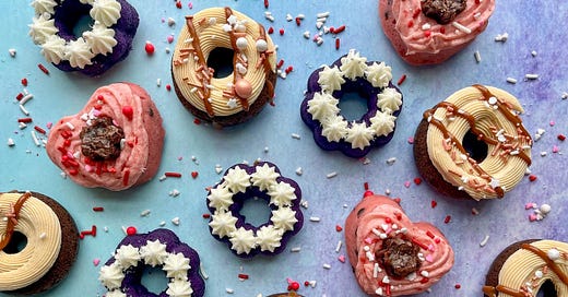 Valentine’s Mini Donuts - by Rachael Galano