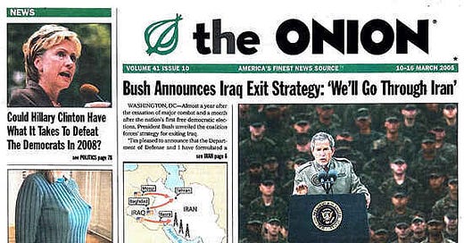 The Onion: 20 Years Later | James daSilva | Substack