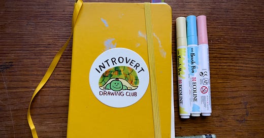 Introvert Drawing Club | Beth Spencer | Substack