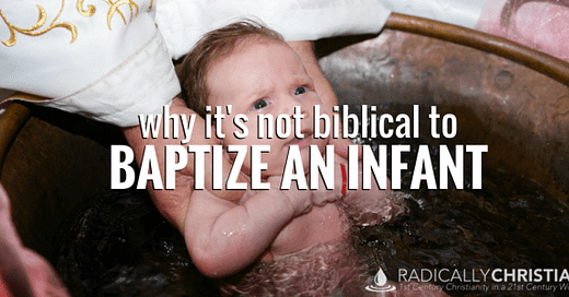 Why It’s Not Biblical to Baptize an Infant - by Wes McAdams