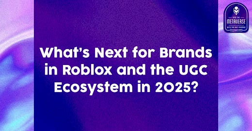 Into The Metaverse | Yon Raz-Fridman | Substack