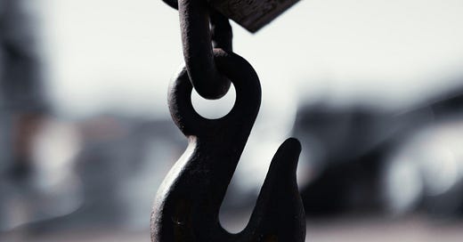 What do "hooks in the jaws" mean from Ezekiel 38?