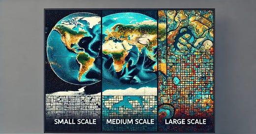 Small Scale vs. Large Scale in GIS: Understanding Extent and Detail