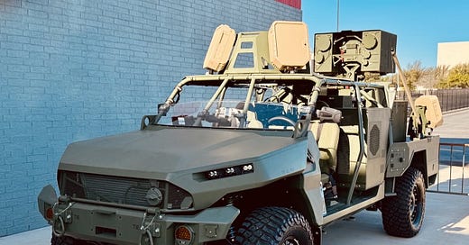 Here's Your First Look at the Army's Laser-Armed Infantry Squad Vehicle