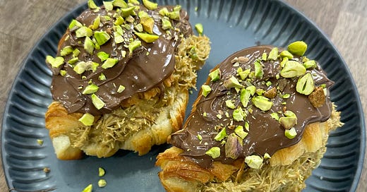 Viral Dubai Chocolate Croissants - by Sam Jose - Chef Sam