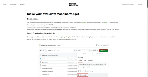 🕹️ DIY Claw Machine Tutorial - Answer In Progress