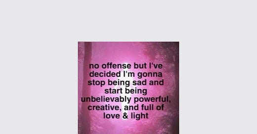 all over the place | Luisa | Substack