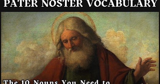 Pater Noster Illustrated - Learn Latin