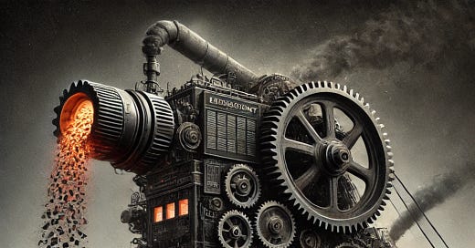 The Orphan Crushing Machine: A Bureaucratic Metaphor for Systemic Injustice