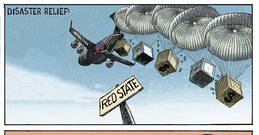 THE deEP STATE : The political artwork of Michael de Adder | Substack