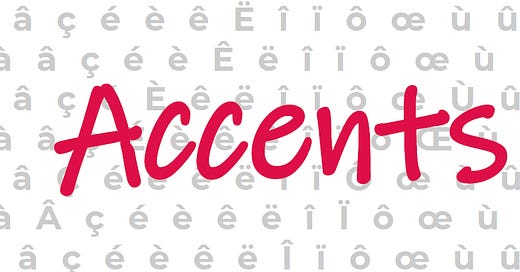 French Accents - Diacritical Marks - Lawless French à fond