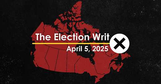 The Writ | Éric Grenier | Substack