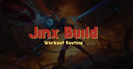 Jinx (Arcane) Inspired Workout Plan - by Matthew Ali