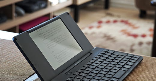 The Pomera DM250 is great for writing when you know what you want to write