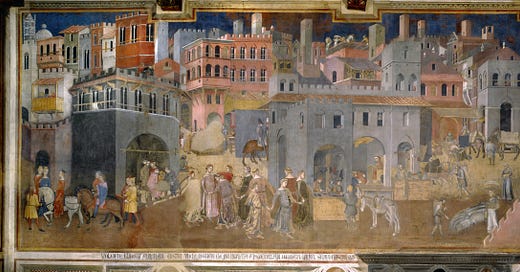 'The Allegory of Good and Bad Government' (A. Lorenzetti): Why these ...