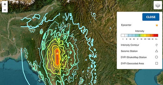 Catastrophic M7.7 earthquake caused by rupture of Sagaing Fault in Myanmar