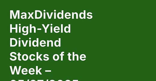 Max Dividends | Substack