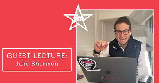 Guest Lecture: Jake Sherman - by Emily Sundberg - Feed Me