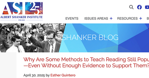 We must end the reading wars.... now | Claude Goldenberg | Substack