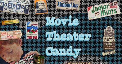 A Nostalgic Look Back At Movie Theater Candy + Concession Stands