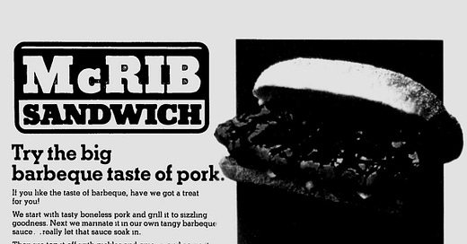 The History of the McRib - The Retroist