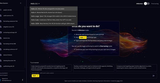 Running Ollama server-side - by Karolis - HelixML