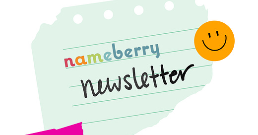 Nameberry Newsletter | Sophie Kihm | Substack