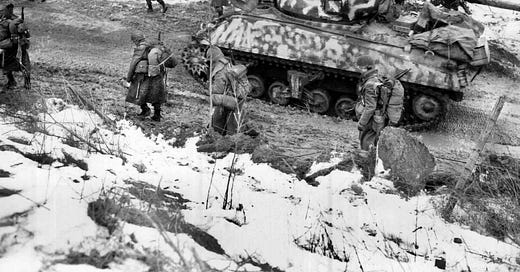Last stand on a burning tank - by Martin Cherrett
