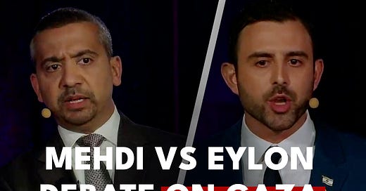FULL DEBATE: Watch Mehdi Clash With Ex-Israeli Government Spokesperson Eylon Levy