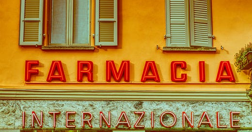 My Italian Pharmacy Shopping list - by Martina Casonato