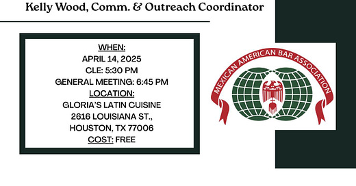 Free CLE for Texas Lawyers - by Abdul Rahman Farukhi