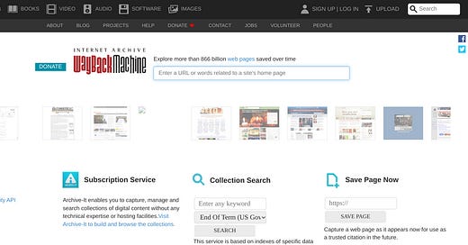 How to Time Travel With the Wayback Machine