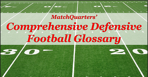 Comprehensive Defensive Football Glossary - MatchQuarters
