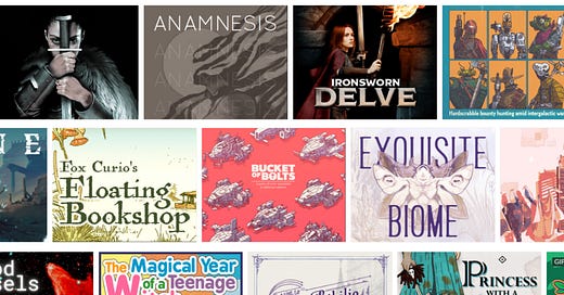 The Soloist - an indie RPG newsletter | Patrick Buechner | Substack