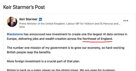 Keir Starmer has partnered the UK Govt with Blackstone and Blackrock. Neoliberal Hell is coming.