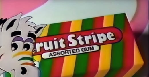 The History of Fruit Stripe Gum - The Retroist