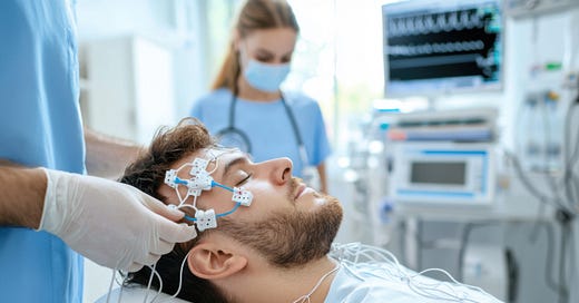 How can we tell if an unresponsive patient is "in there"?