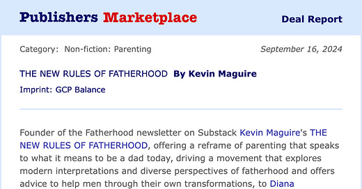 The New Fatherhood | Kevin Maguire | Substack