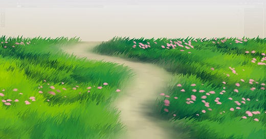 Anime Grass Tutorial | Blender - by Trung Duy Nguyen