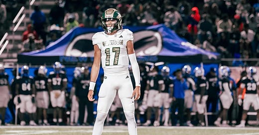 Wisconsin football enters the mix for 2026 quarterback Travis Burgess