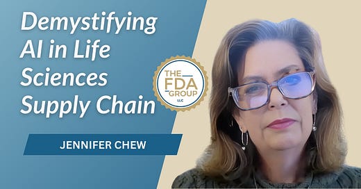 Demystifying AI in Life Sciences Supply Chain with Jennifer Chew