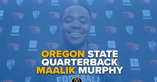Maalik Murphy, Oregon State & the QB Journey
