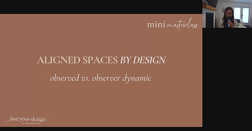 Live Your Design Substack | Alexandra Cole | Substack