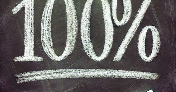100% Assessment | Matthew Evans | Substack