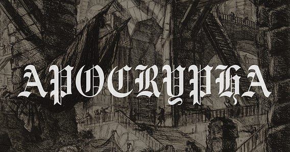 Apocrypha | M. E. Rothwell | Substack