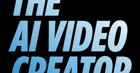 The AI Video Creator | Erik Knöbl | Substack